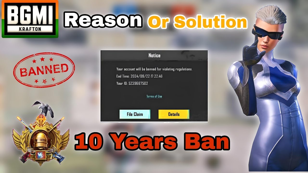 How to unban bgmi id 10 years ban|bgmi 10 years ban account unban 3.4 ...