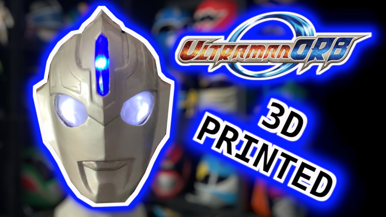 Working on My First Ultraman Orb Helmet: 3D Printing & Finishing DIY ...