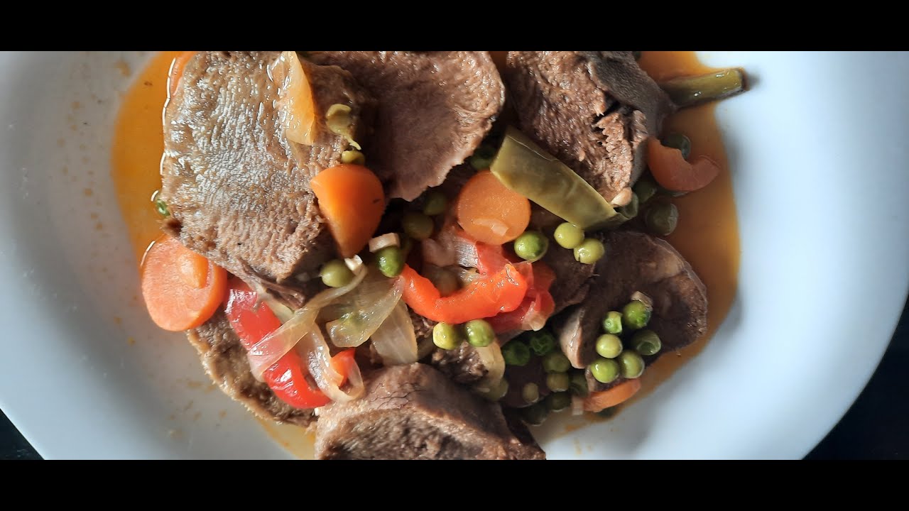 Lengua estofada - YouTube