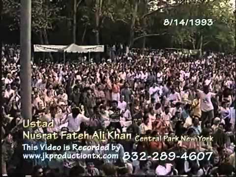 YouTube - Nusrat Fateh Ali Khan in Central Park New York.flv