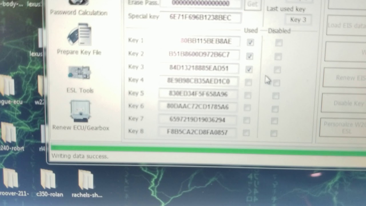 VVDI Mb (W209 eis renew using w211 gateway) - YouTube