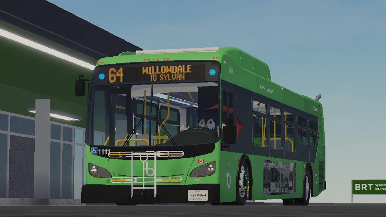 Baritone Region Transit (Roblox) | New Flyer XD40 1111 on the 64 ...