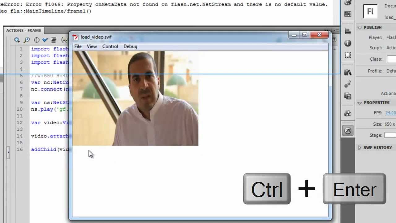 دورة ActionScript 3.0 - الدرس الثامن عشر 18 - YouTube