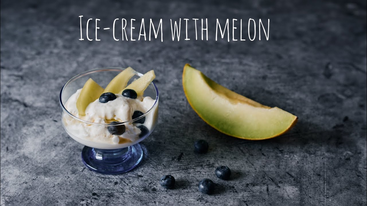 Ice-cream with melon. So easy! - YouTube