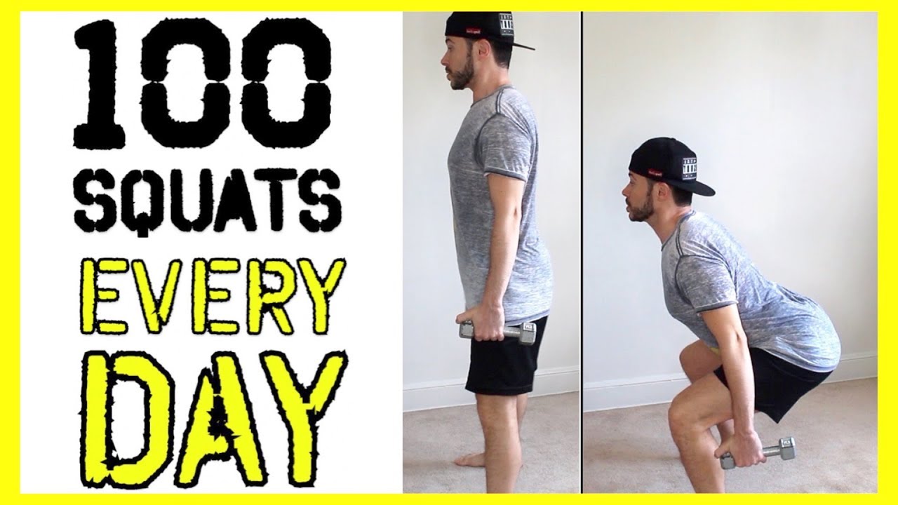 100 SQUATS EVERY DAY for 7 DAYS 🏋️‍♀️ Body Transformation Challenge ...
