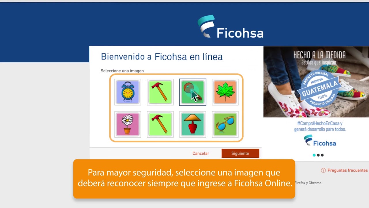 Ficohsa Online - Primer Login - YouTube