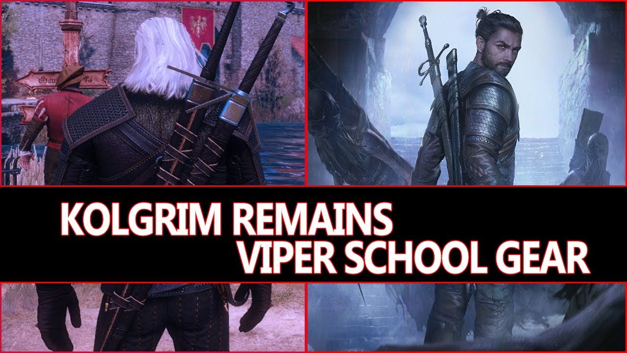 Witcher 3 | Kolgrim's Remains | Viper School Gear - YouTube