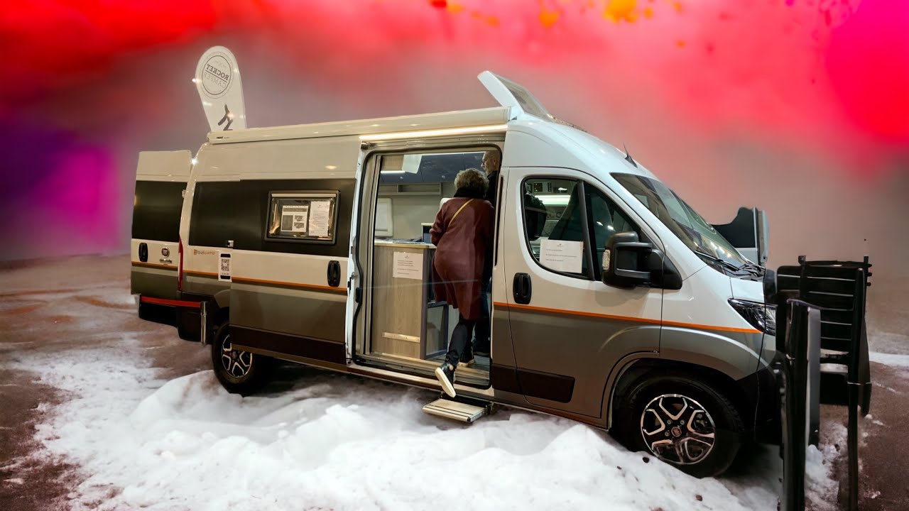 Camper van with french bed - Balcamp 610 - YouTube