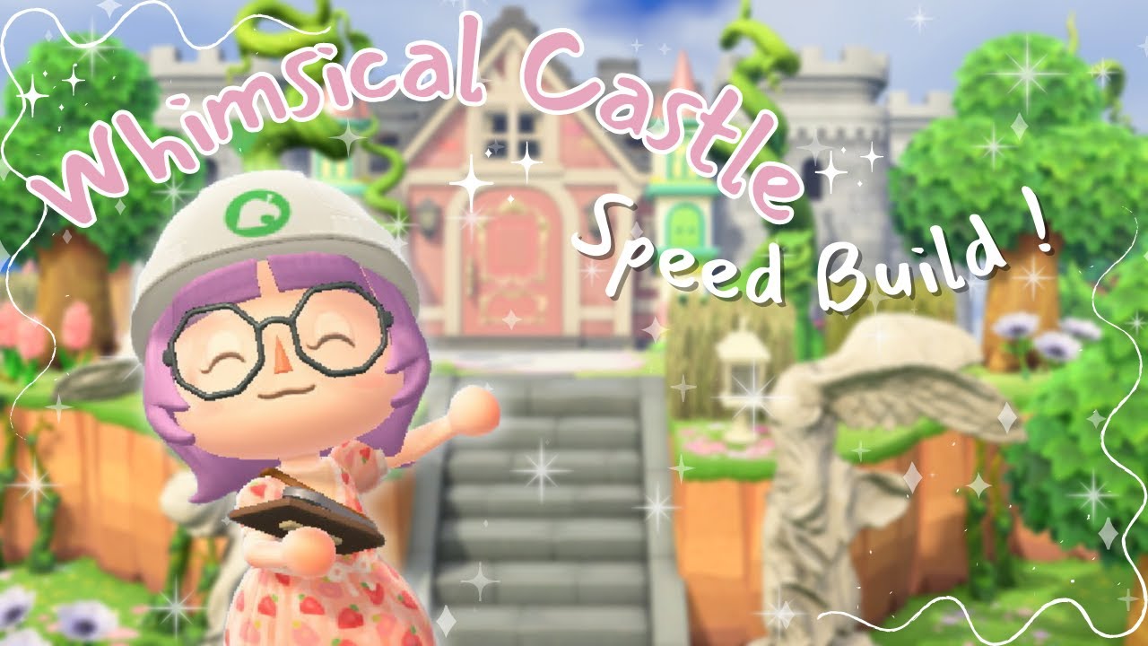 Building Myself a Cute Lil Castle !! | ACNH Speed Build - YouTube