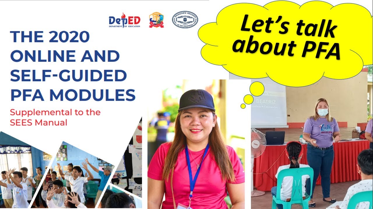 THE 2020 ONLINE AND SELF-GUIDED PFA MODULES PART 1 || PSYCHOLOGICAL ...