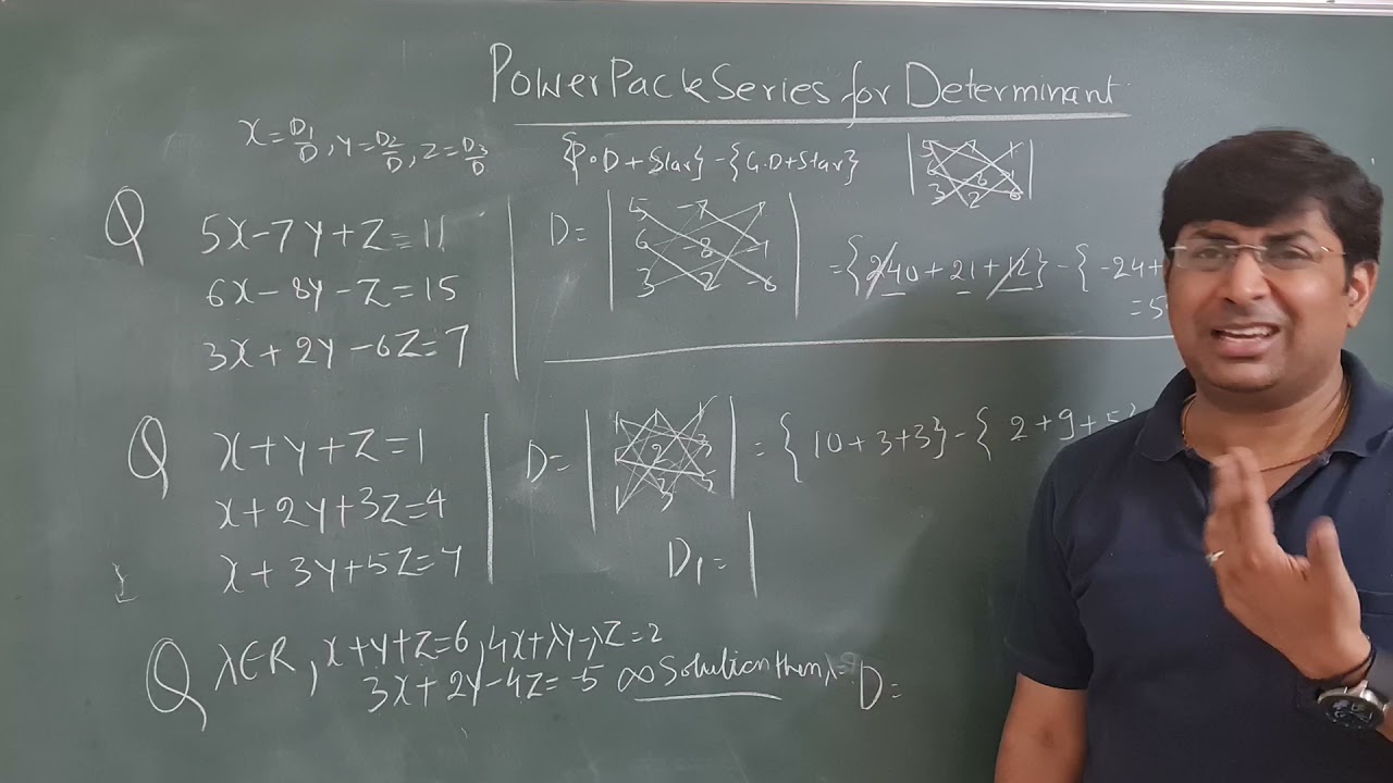 power pack bagula method (short trick for determinant) - YouTube