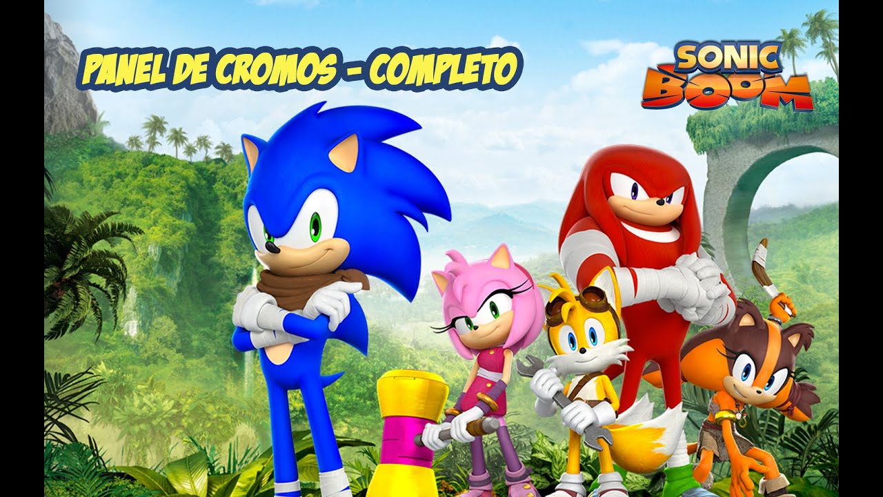 COMPLETO - Sonic Boom - Panel de Cromos (Plaza Mii) - YouTube