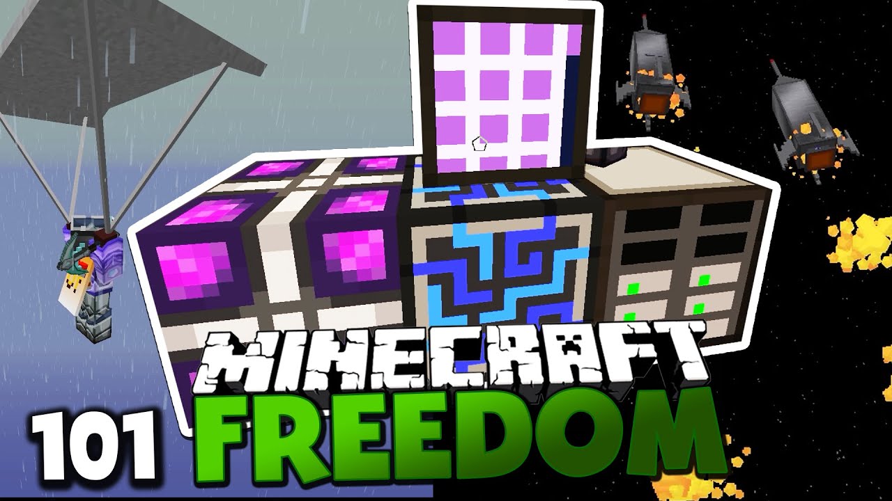 FLUG ZURÜCK ZUR ERDE! & KOLLISION IM WELTALL Minecraft FREEDOM #101 ...
