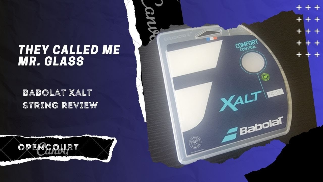 New Innovative String from Babolat - Babolat Xalt Review - YouTube