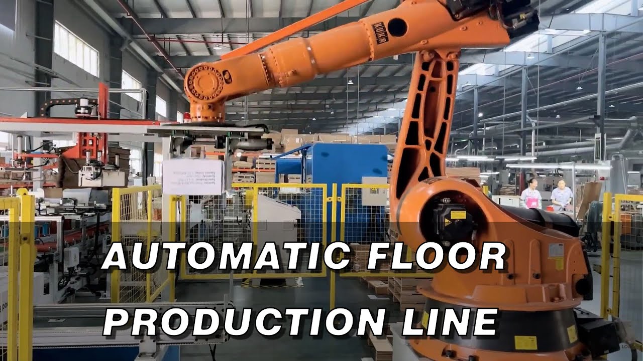 Automatic Production of the Flooring Industry by LORDPARQUET - YouTube