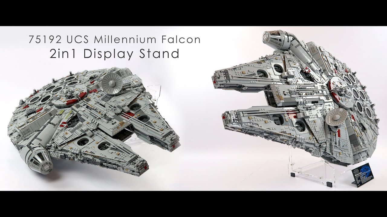 2 in 1 Display Stand (Mark 1) for LEGO 75192 Star Wars UCS Millennium ...