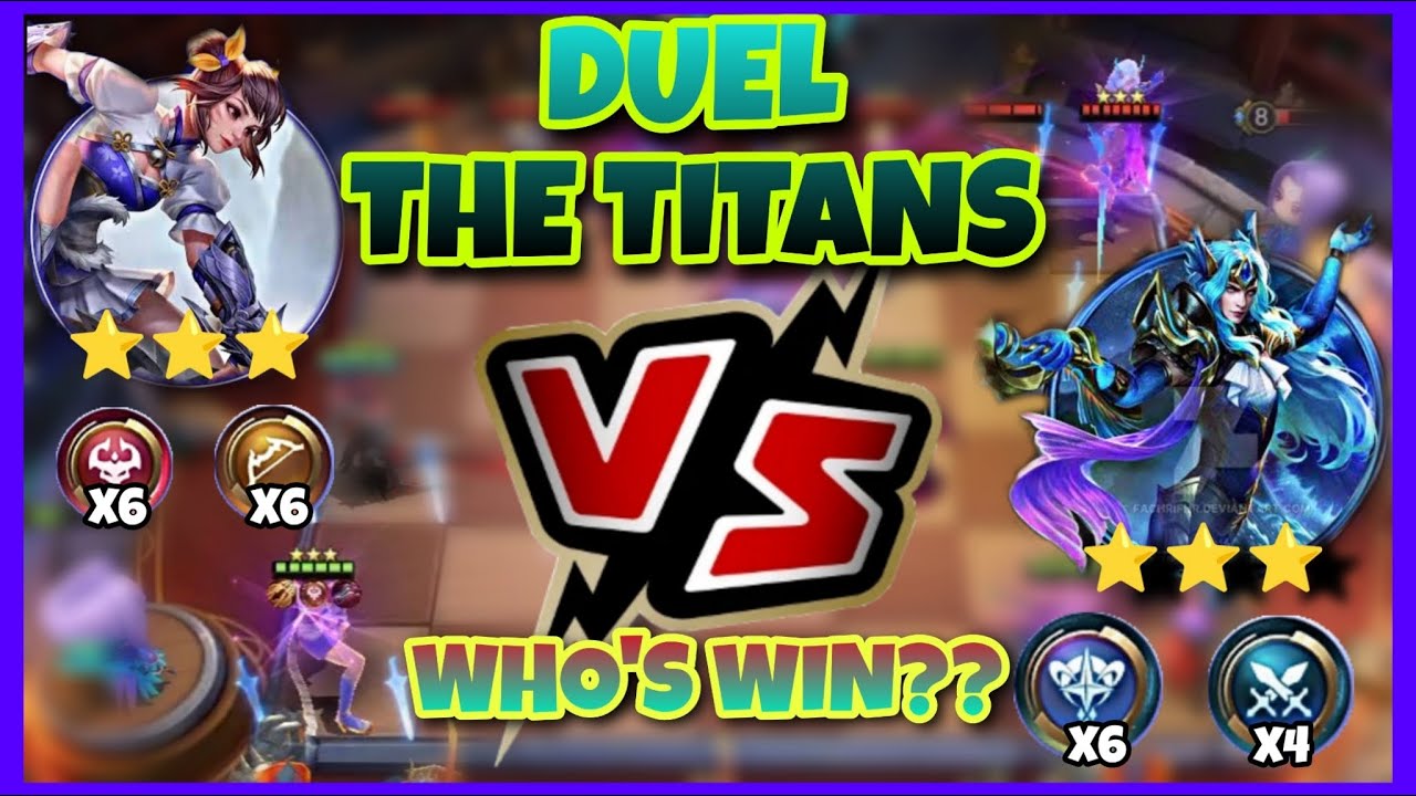 HYPER WAN WAN TITAN VS LANCE TITAN || LING 2 MAGIC CHESS || COMBO MAGIC ...