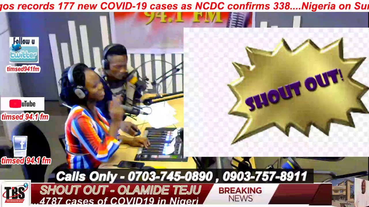 SHOUT OUT - Olamide teju....and make sure you subscribes to our Youtube ...