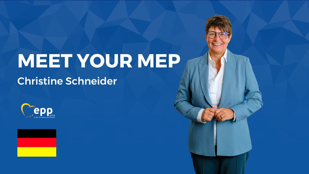 Meet your EPP Group MEP: Christine SCHNEIDER - Germany - YouTube