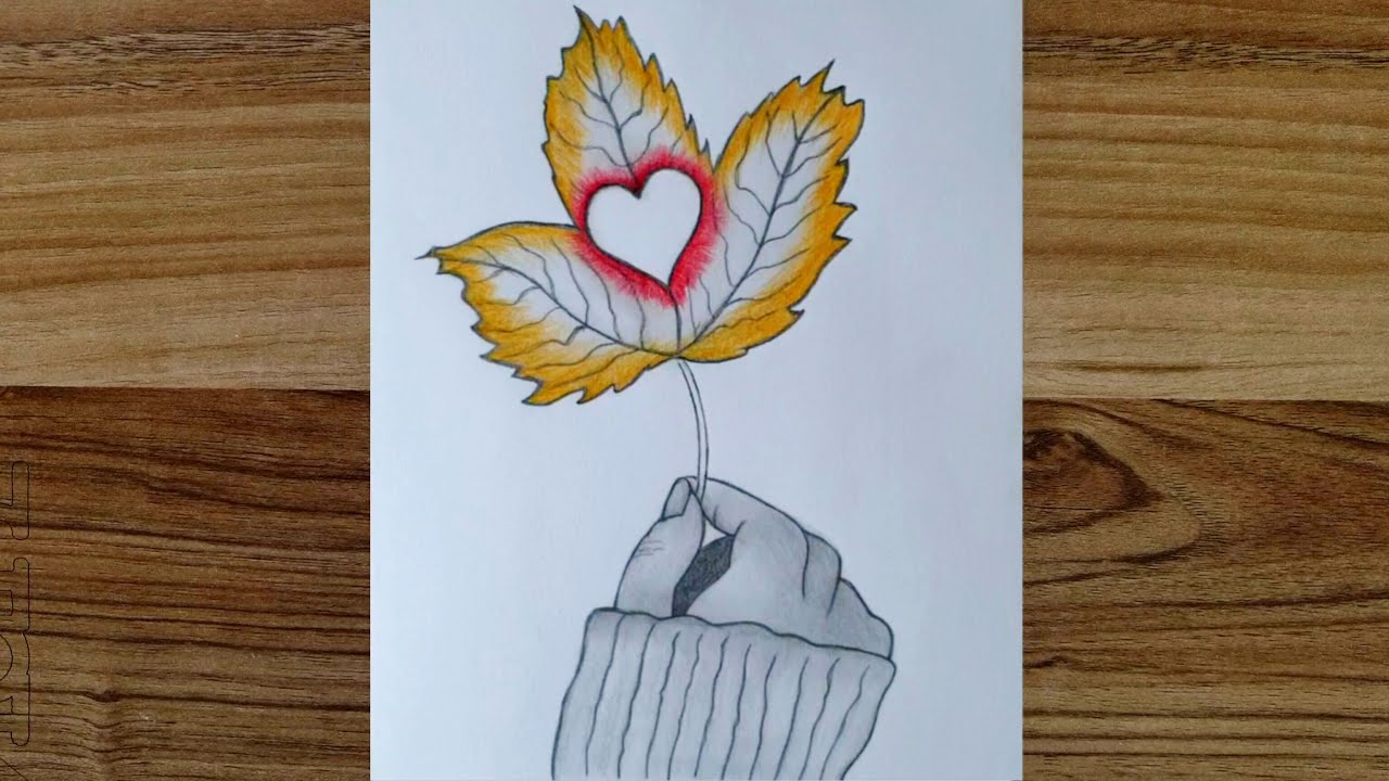 beautiful easy drawing | step by step pencil drawing | karakalem ...