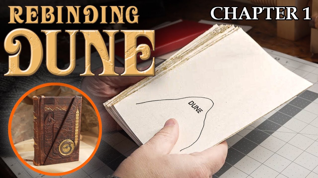 Rebinding DUNE - Part 1 - Disassembling A Vintage Book: Paper Repair ...