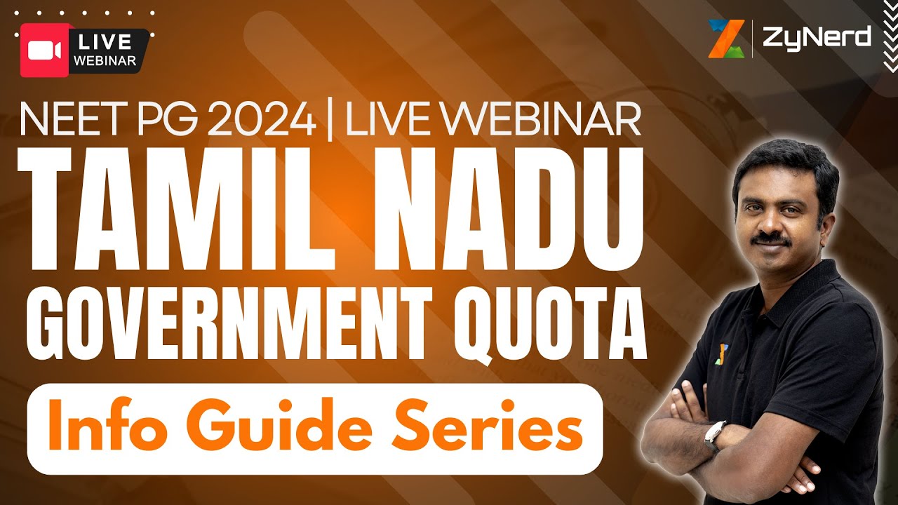 Tamil Nadu Government Quota Info Guide Series | NEET PG 2024 - YouTube