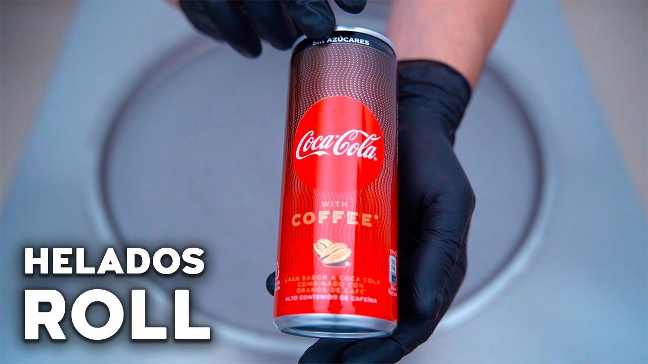 Helado de Coca Cola con Café | Helado Tailandes | Helado a la Plancha ...