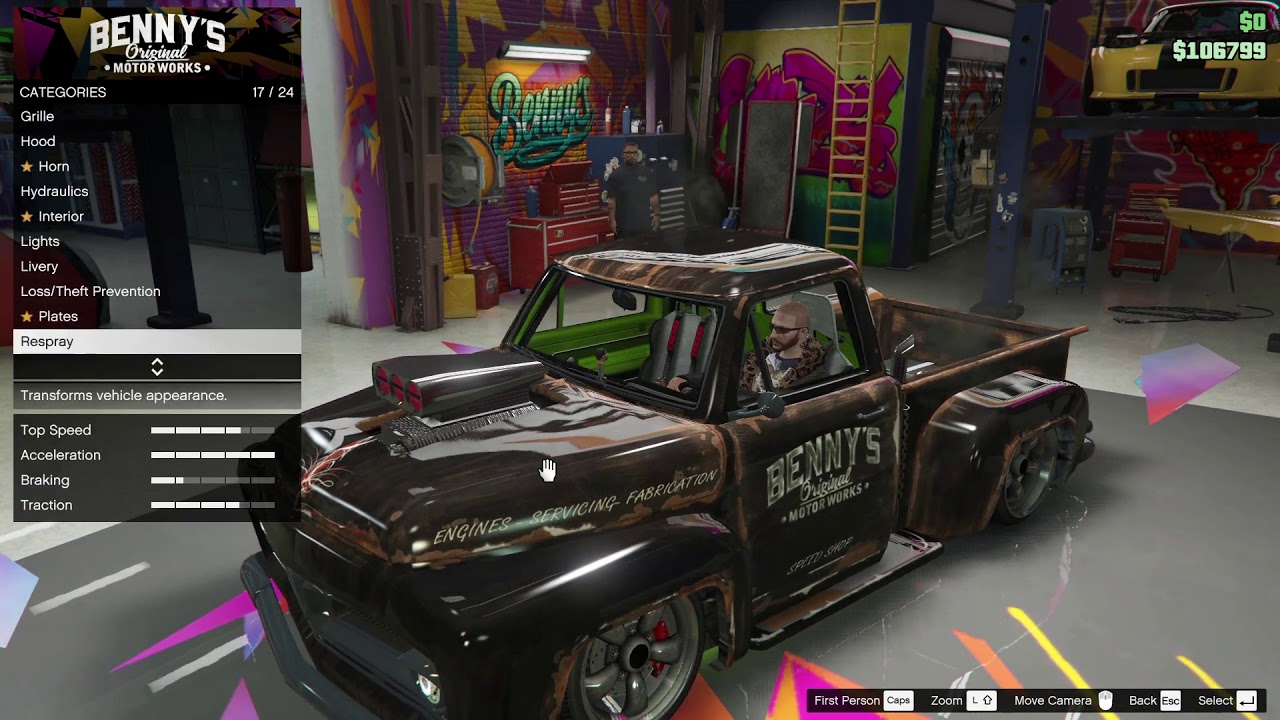 GTA Online - Vapid Slamvan Custom Tuning & Testing - Benny's Original ...