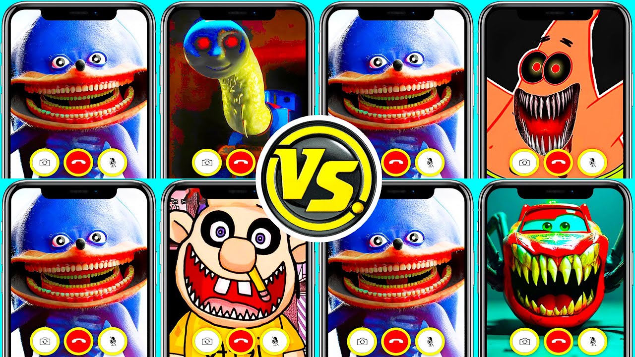 СOMPENDIUM! 🎃 SHIN SONIC TAPES VS THOMAS & JEFFY & McQueen & PATRICK ...