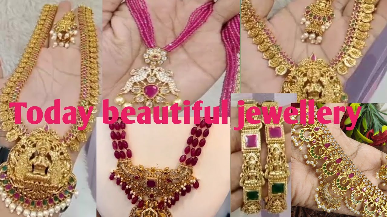 Beautiful jewellery collections| bridal sets|all jewellery collections ...
