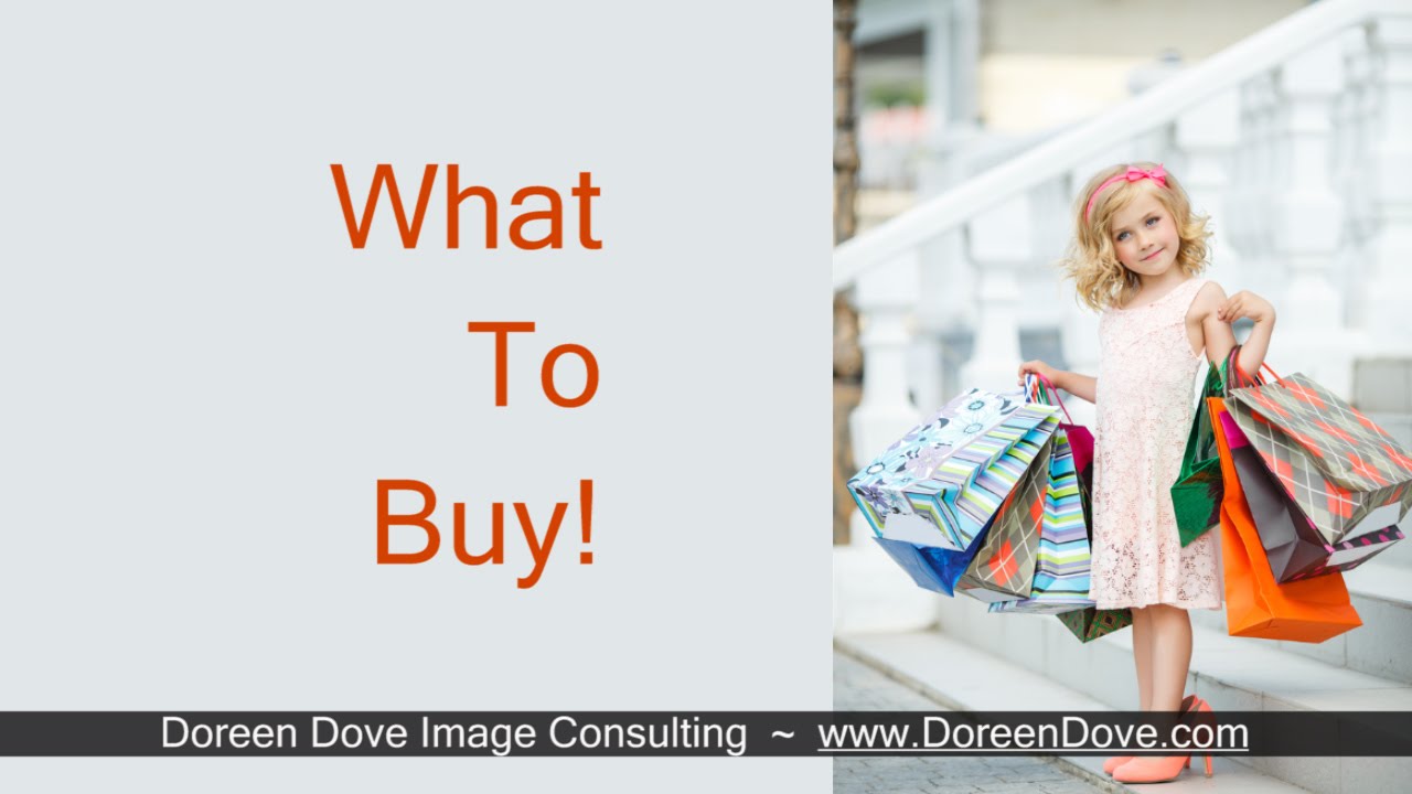 Doreen Dove Image Consulting / What To Buy - YouTube