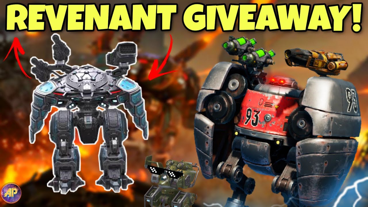 🔥 REVENANT GIVEAWAY & RETRO REVENANT GAMEPLAY! || WAR ROBOTS || # ...