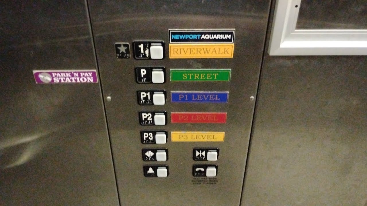 MALFUNCTION! Schindler 300A Hydraulic Elevators at the Newport on the ...