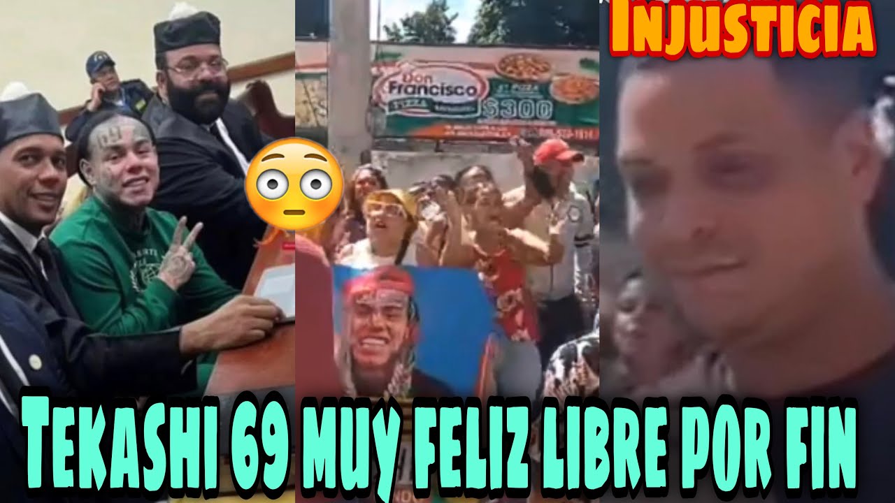 😱Tekashi69 Por Fin Libre Todo Los Fanaticos muy felices Causan alboroto ...