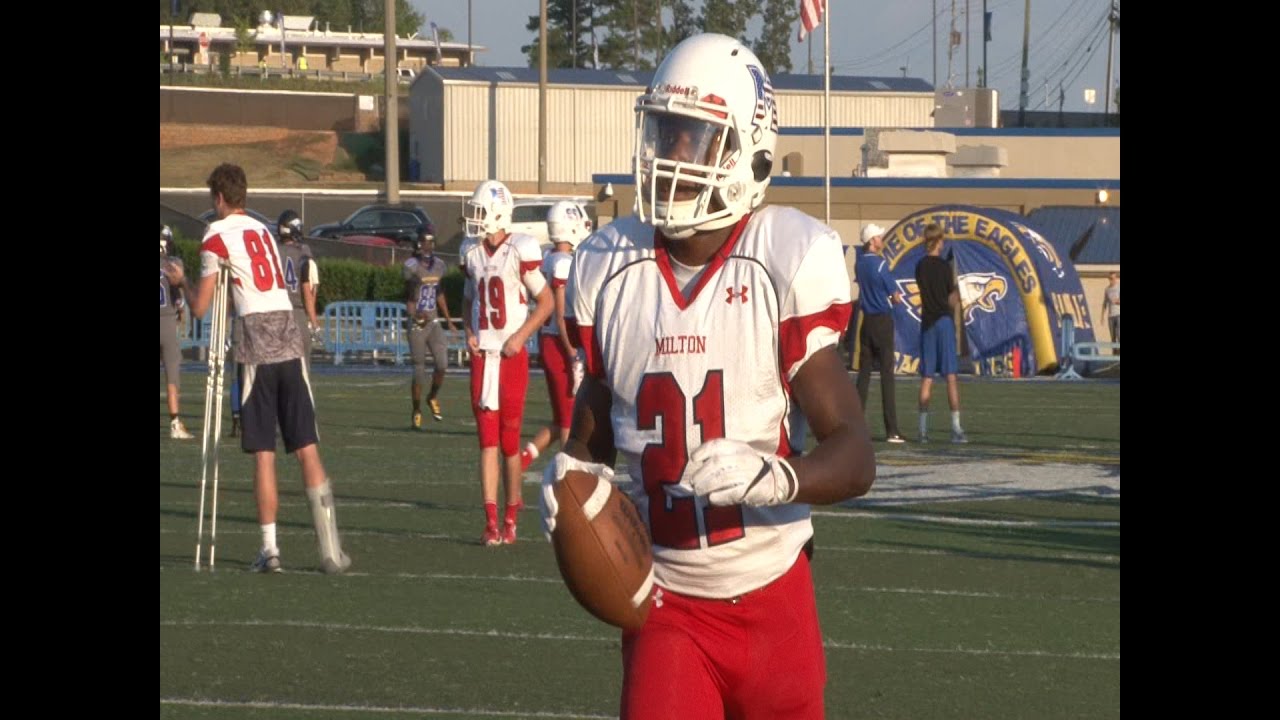 Cam Adams - Milton Football Career Highlights - YouTube