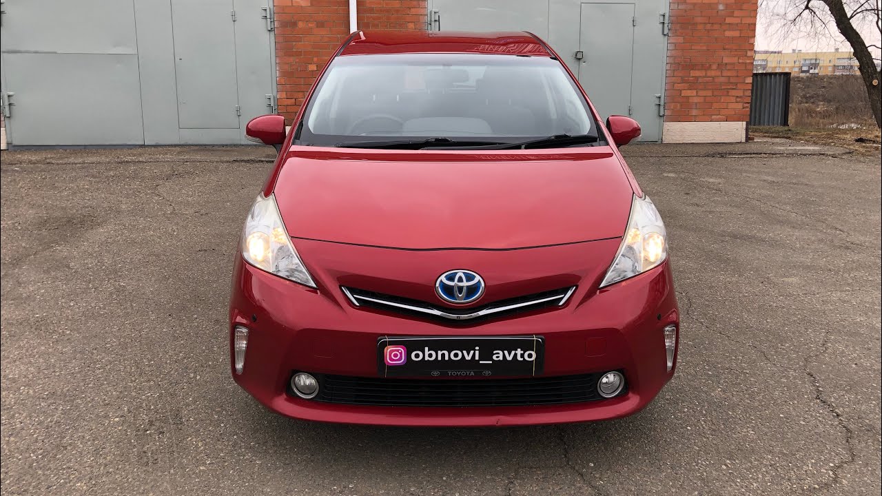 Видео обзор Toyota Prius Alpha 2014 кузов zvw41 - YouTube