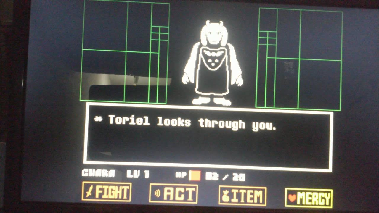 Undertale TRUE pacifist tutorial TORIEL ruins part 2 (ALL YELLOW NAMES ON THE FINAL SCREEN ...