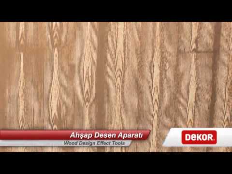 Dekor Ahşap Deseni Aparatı