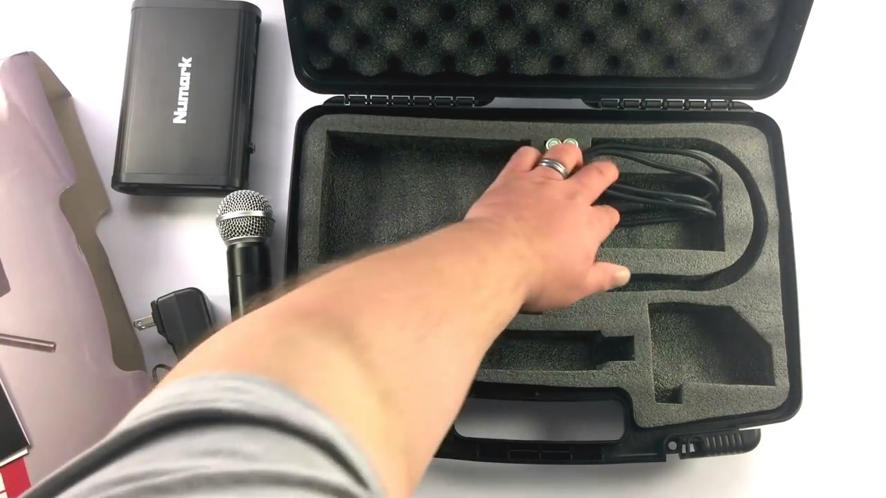 Numark WS100 Wireless Microphone Unboxing and Overview - YouTube