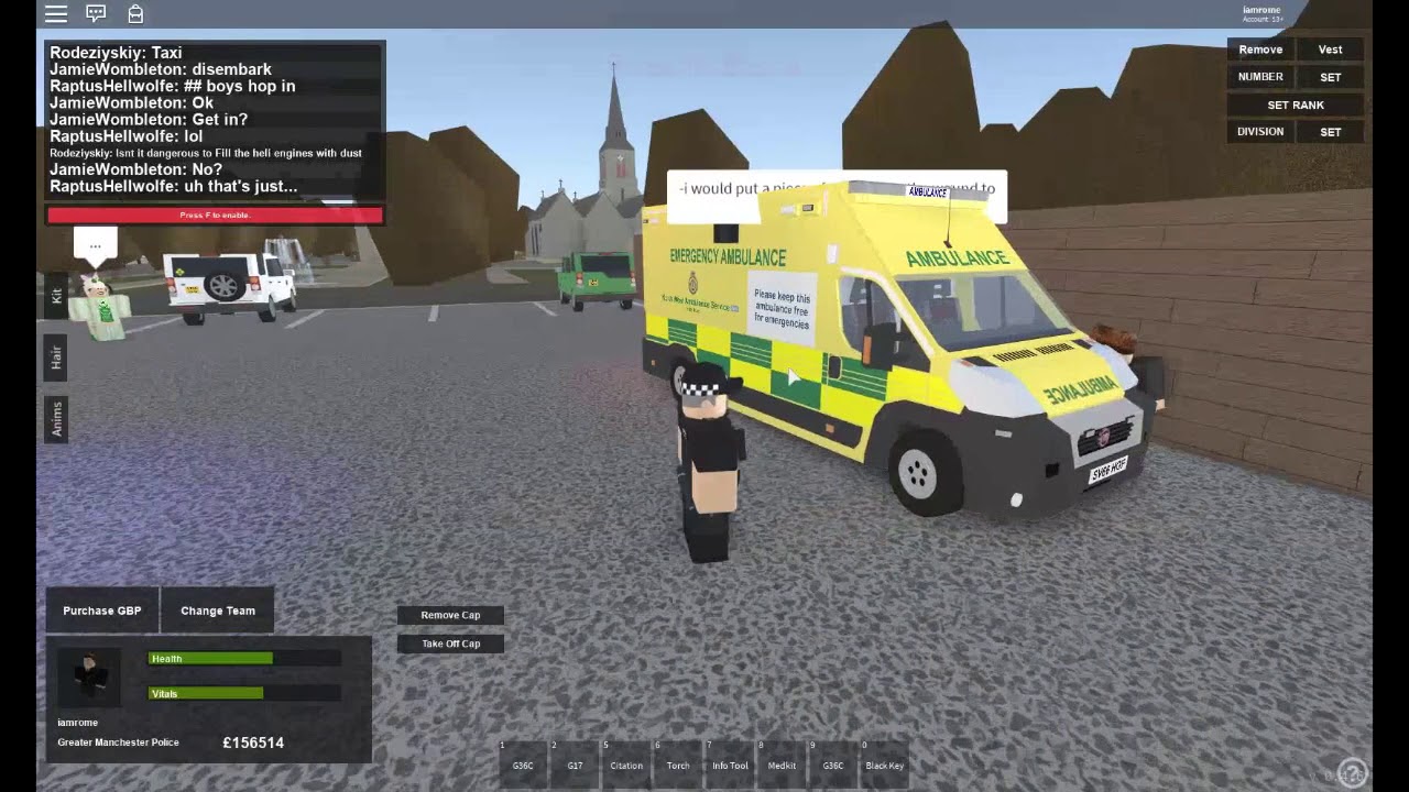 Roblox- Eastbrook Tactical Firearms unit Patrol around Eastbrook - YouTube