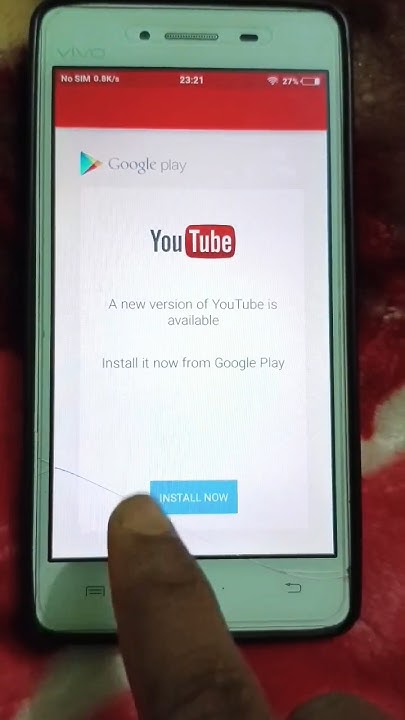 YouTube not working in old Android phone/vivo, Samsung, oppo/YouTube update problem#viral # ...