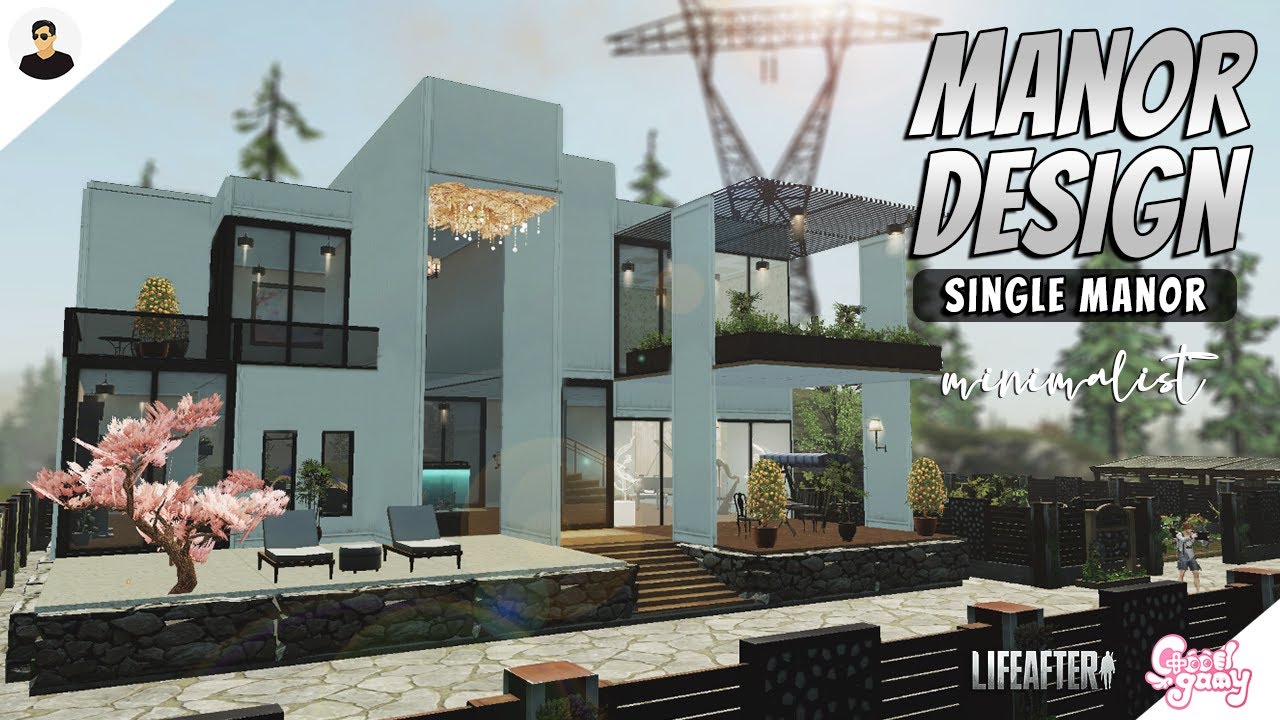 LifeAfter: Manor Design - Modern Minimalist | Single Manor Tutorial ...