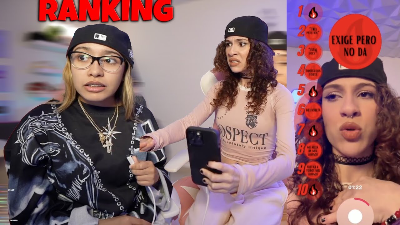 ALONDRA Y RAI HACEN RANKING CON FILTROS DE TIKTOK 🔥 - YouTube