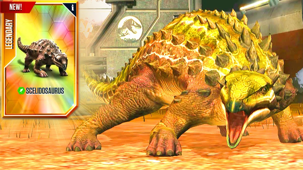 NEW LEGENDARY SCELIDOSAURUS MAX LEVEL 40 | JURASSIC WORLD THE GAME ...