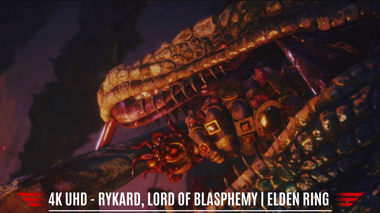 Elden Ring 4K UHD | Rykard, Lord of Blasphemy | The Serpent King ...