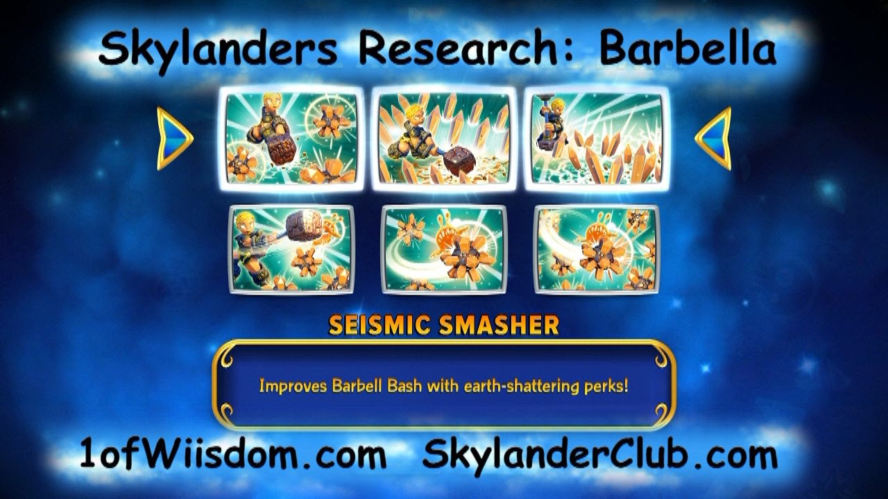 All Skylander Upgrades