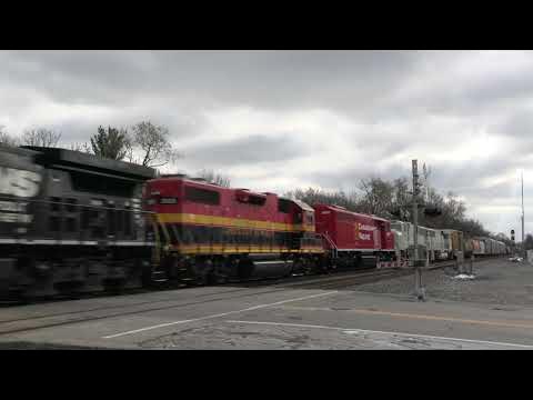 NORFOLK SOUTHERN GE AC44C6M Northbound Manifest Mix Freight - YouTube