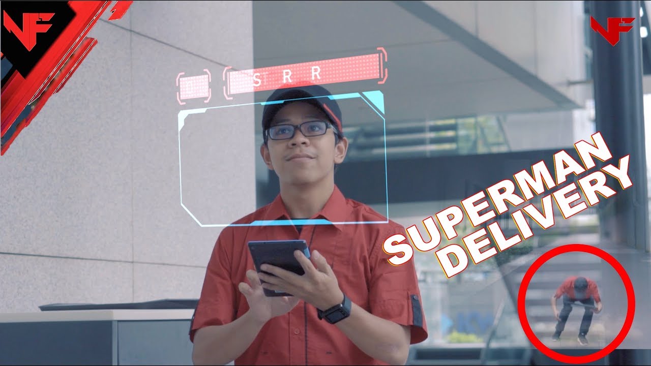 COOL DELIVERY || Superman Style - YouTube