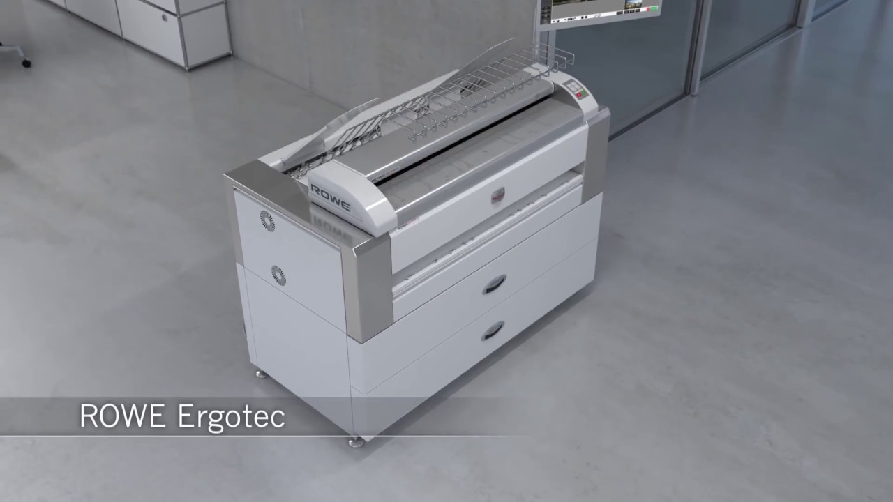 CADD Centre- ROWE Multifuctional Printers - YouTube