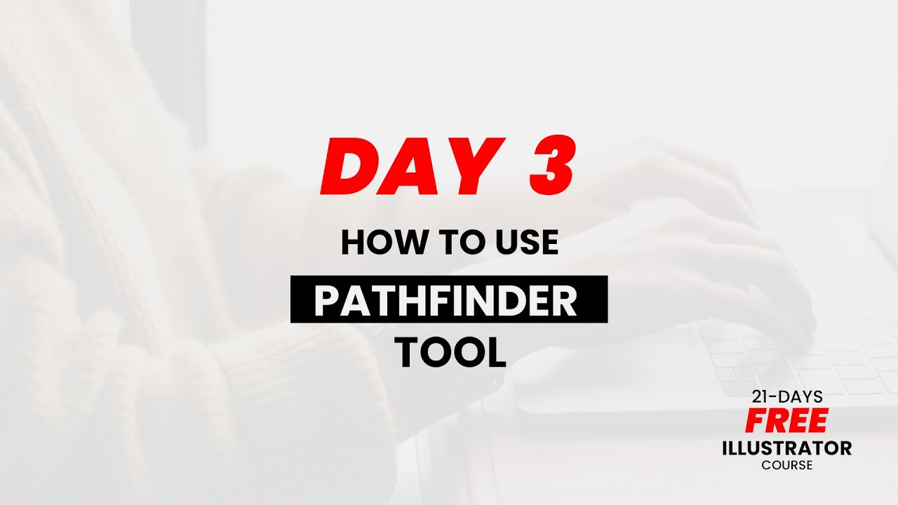 How to use pathfinder tool | DAY 3 - FREE Adobe Illustrator course🌟 ...